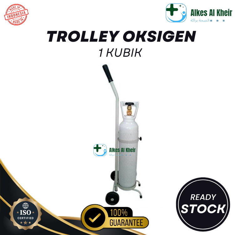 Jual TROLI TABUNG OKSIGEN UKURAN 1,5 METER KUBIK | Shopee Indonesia