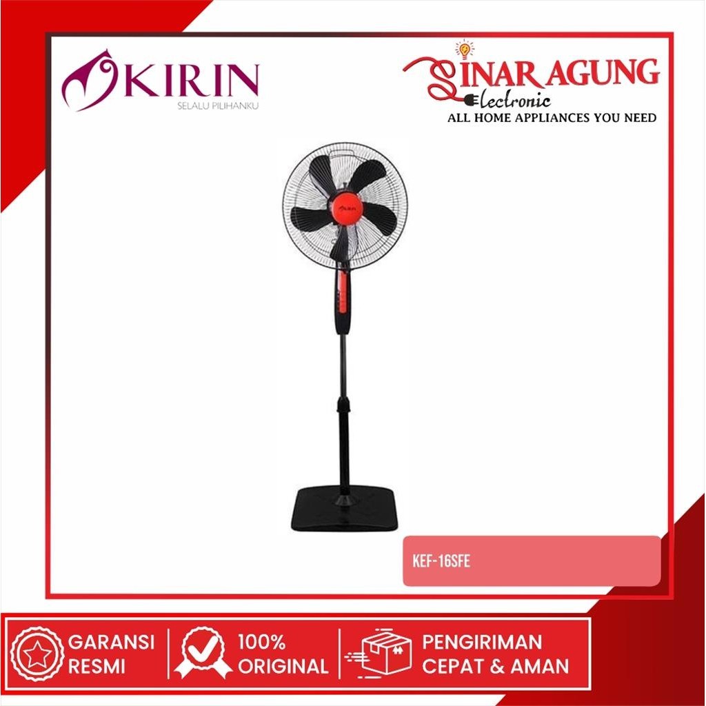 Jual KIPAS ANGIN BERDIRI KIRIN KEF16SFE / KEF16 / KEF-16 (STAND FAN / 16 INCH) GARANSI RESMI ...