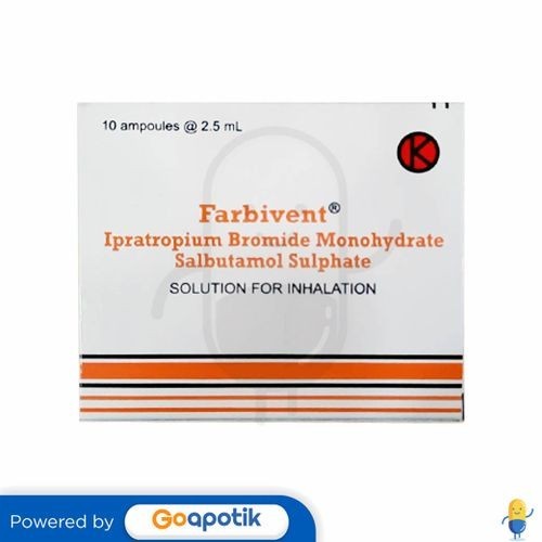 Jual Farbivent Cairan Inhalasi 2.5 Ml Box 10 Ampul | Shopee Indonesia