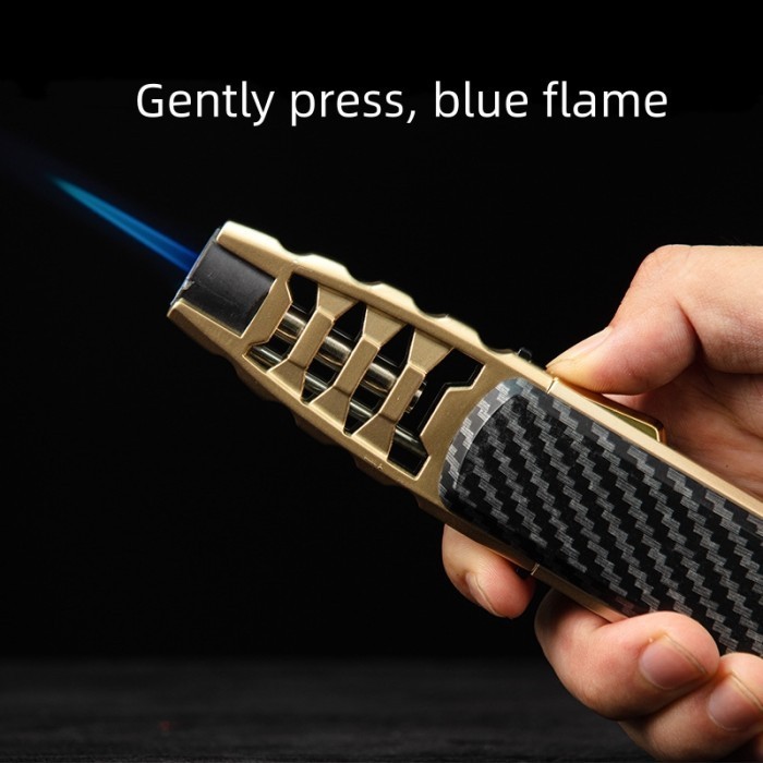 Jual Korek Api Gas Flame Jet Gun Butane Blow Torch Portable Anti Angin ...