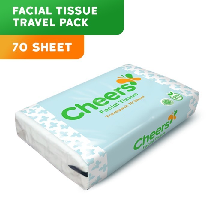 Jual Cheers Facial Tissue Travel Pack 70 Sheets | Shopee Indonesia