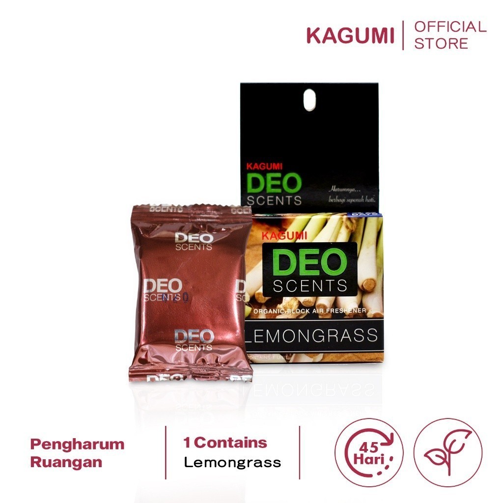Jual KAGUMI Deo Scents Organic Block Air Freshener 1 Contains Pengharum ...