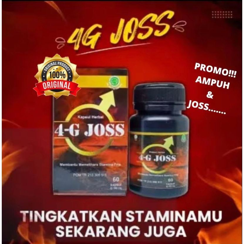 Jual TERVIRAL DAN TERLARIS Jamu Kuat 4G JOSS Kapsul Herbal (10 KAPSUL) Suplemen Kesehatan Pria ...