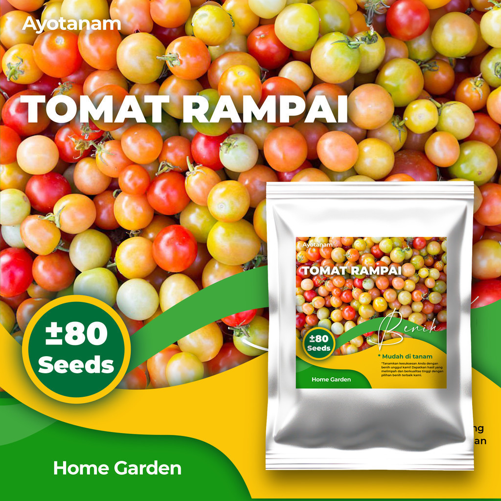 Jual AYOTANAM Benih Tomat Rampai isi ± 80 Benih | Shopee Indonesia