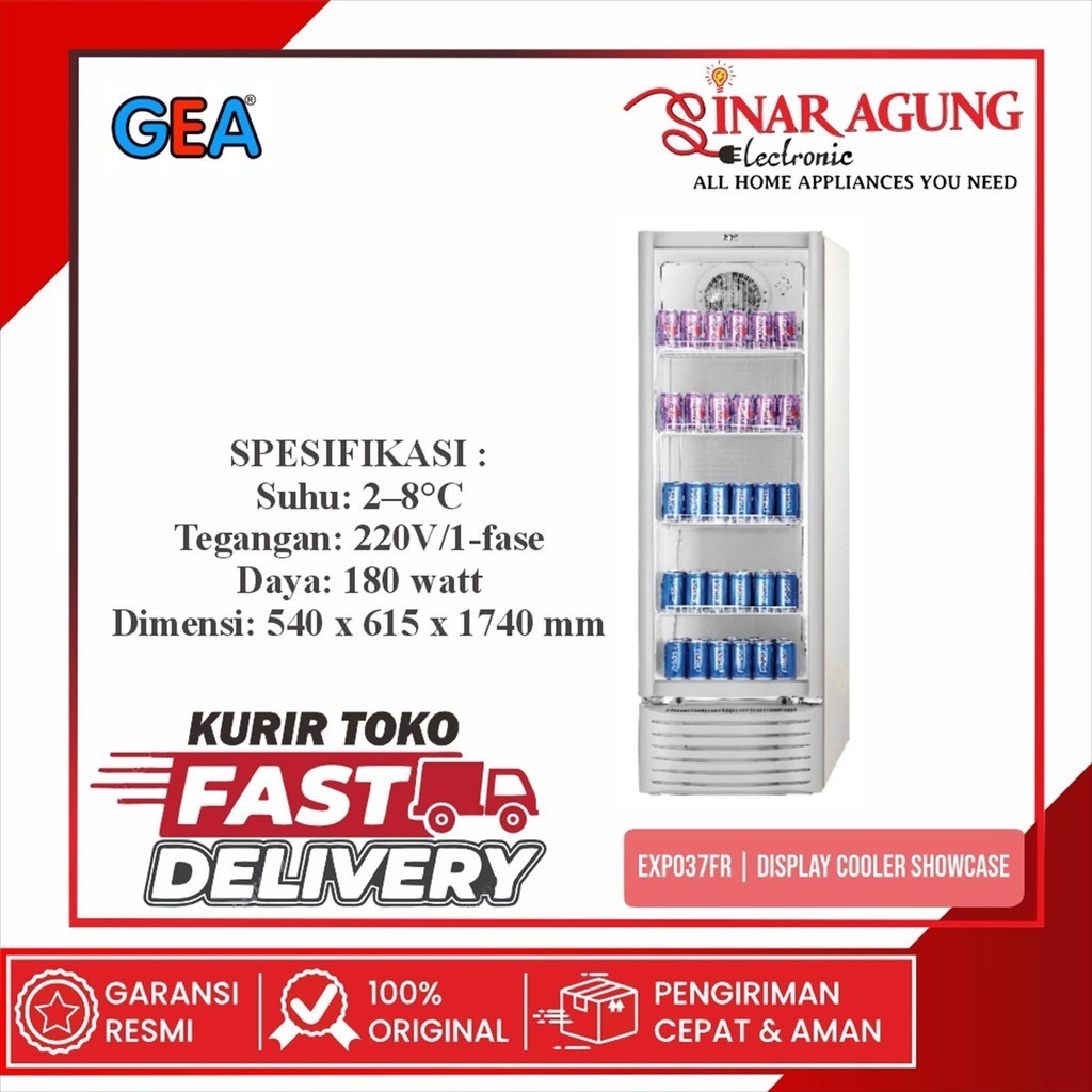 Jual GEA EXPO37FR / EXPO-37FR DISPLAY COOLER SHOWCASE - GARANSI RESMI ...