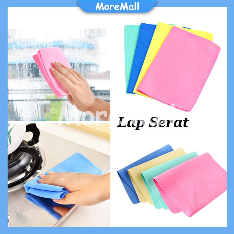 Jual Kain Serat Chamois Polos Lembaran Microfiber Dapur Mobil Motor/Lap ...