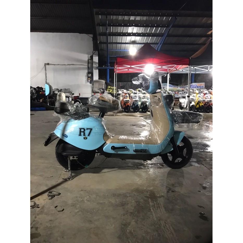 Jual sepeda listrik uwinfly r7s 500watt garansi resmi free pompa - Biru ...