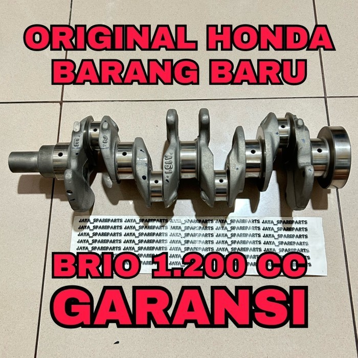 Jual Crankshaft Ker As Kruk As Honda Brio Satya S E RS 1.2 1200 1.200 L12 | Shopee Indonesia