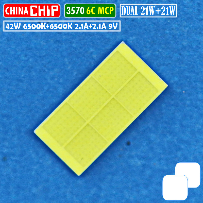 Jual Chip LED 3570 42W 6C Dual Putih Putih MCP Projie BiLED UPS RTD AES ...
