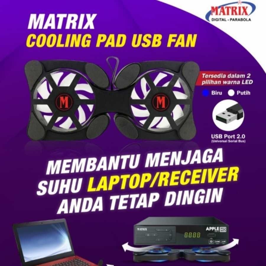 Jual JM Cooling Pad stb dvbt2 Kipas Pendingin USB Matrix router wifi Laptop | Shopee Indonesia