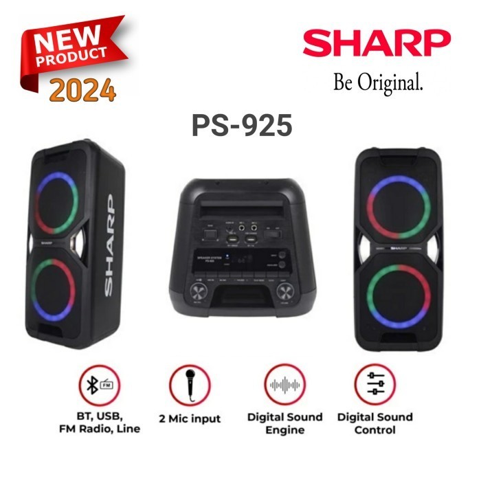 Jual SHARP PS925 / PS-925 Bluetooth Speaker | Shopee Indonesia