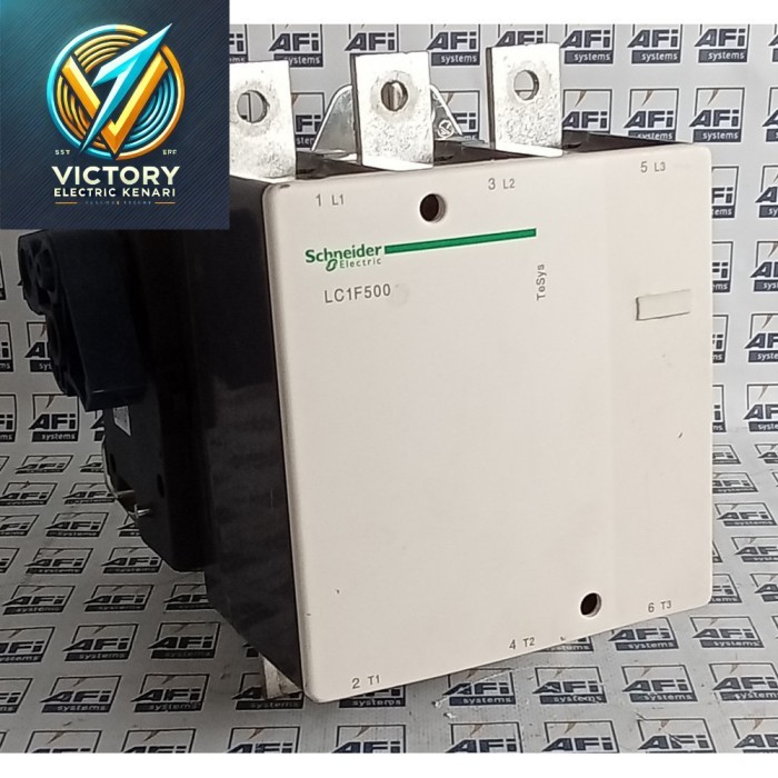 Jual SCHNEIDER CONTACTOR 3P 500A AC3 250KW BELUM TERMASUK COIL LC1F500 ...
