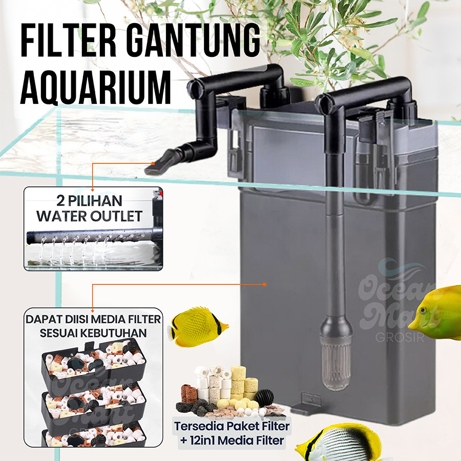 Jual Filter HBL Series External Canister Gantung Aquarium Hanging Hang ...