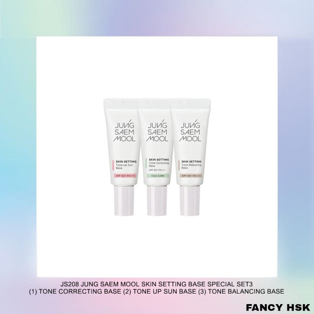 Jual KOREA JUNG SAEM MOOL SKIN SETTING BASE SPECIAL SET 3 JS208 | Shopee Indonesia