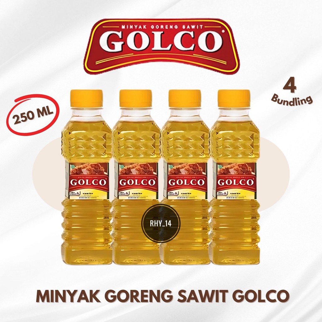 Jual [Bundling isi 4] MINYAK GORENG GOLCO 250ml KEMASAN BOTOL Minyak Goreng Premium Crispy ...