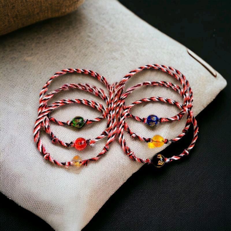 Jual Gelang Tridatu Kepercayaan Khas Bali//Gelang Tridatu Batu Tibet ...