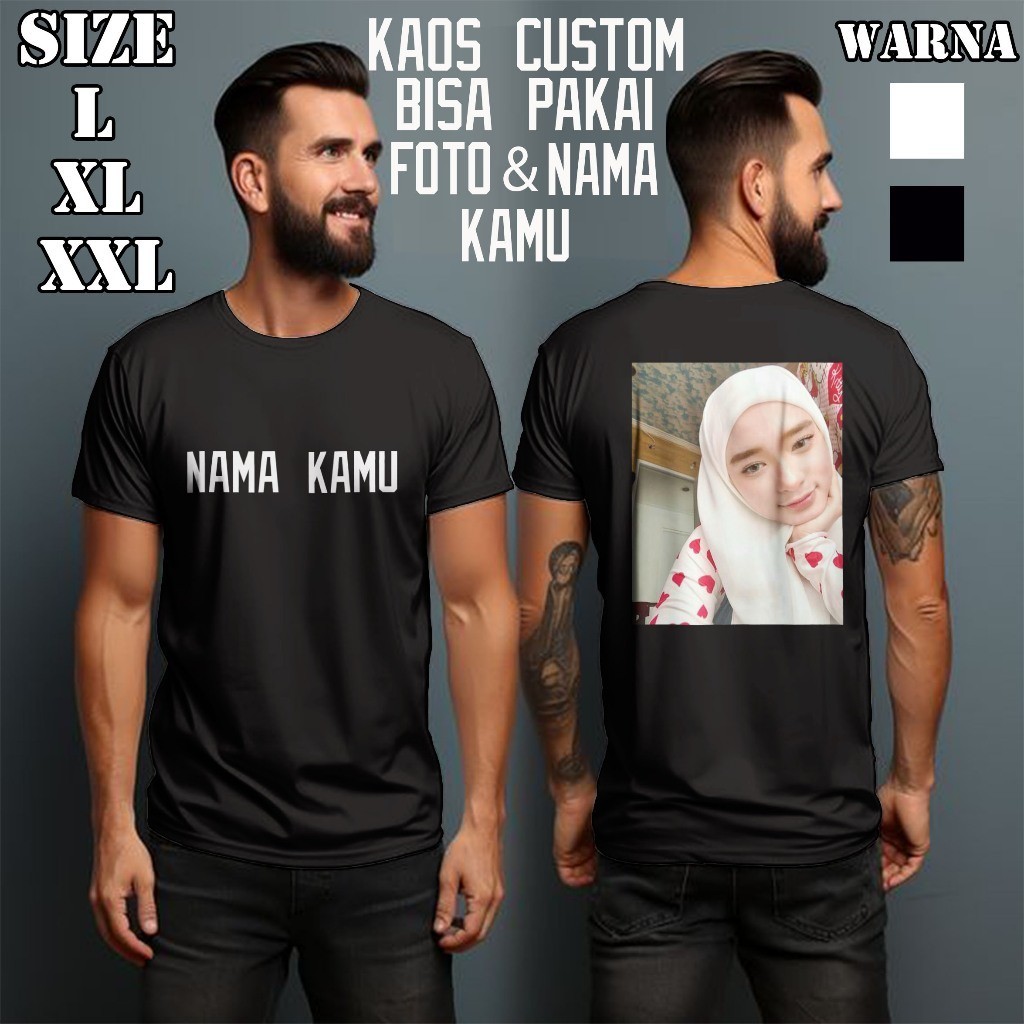 Jual BAJU CUSTOM FOTO DAN MANA KAMU,BAJU CUSTOM COPLE,BISA CUSTOM BEBAS ...