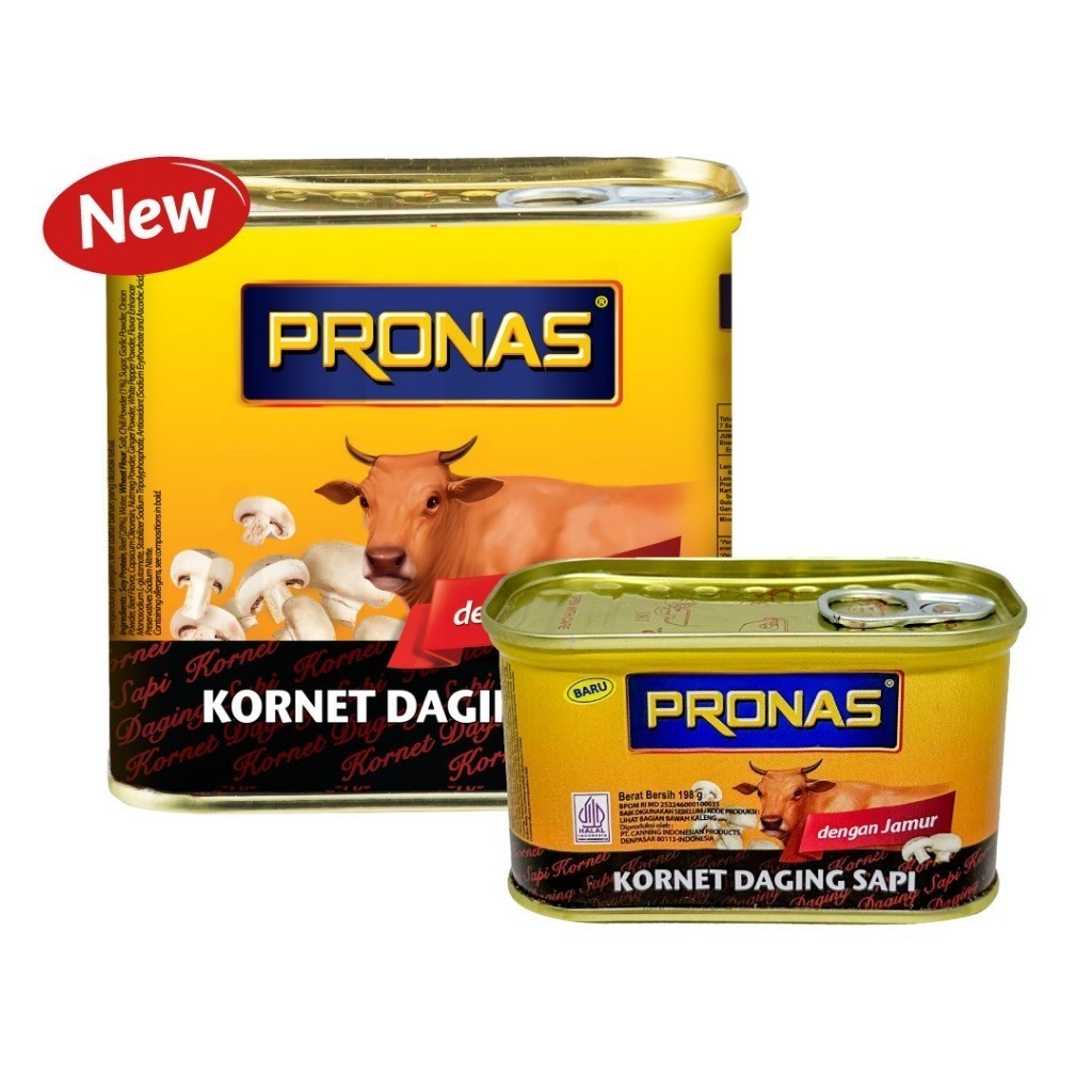 Jual Pronas Kornet Daging Sapi Mushroom - FDY | Shopee Indonesia