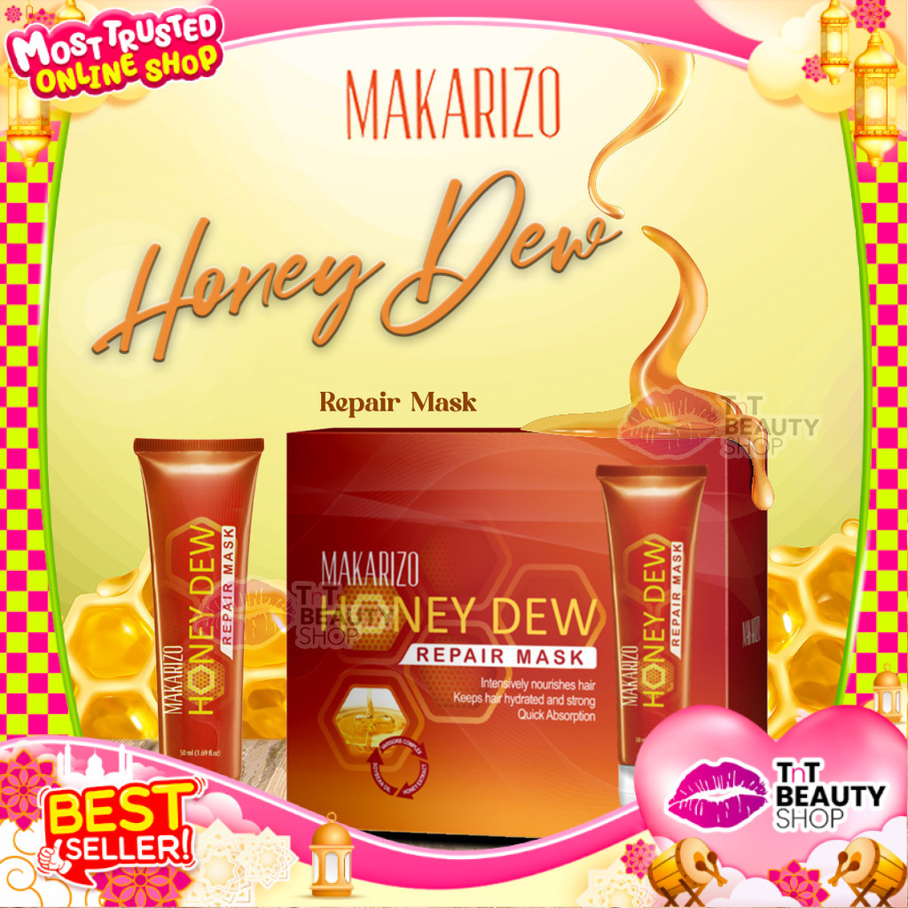 Jual Makarizo Professional Honey Dew Repair Mask Dusset - Hair Mask ...
