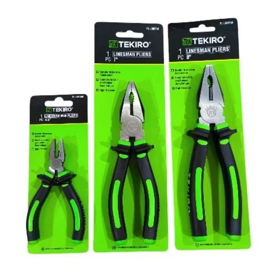 Jual TEKIRO tang KOMBINASI 4,5"/6"/7"/8" linesman pliers tang ...