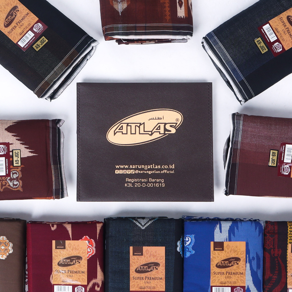 Jual Grosir 10 Pcs Sarung ATLAS Super Premium Bronze 965 A9 JGC ...