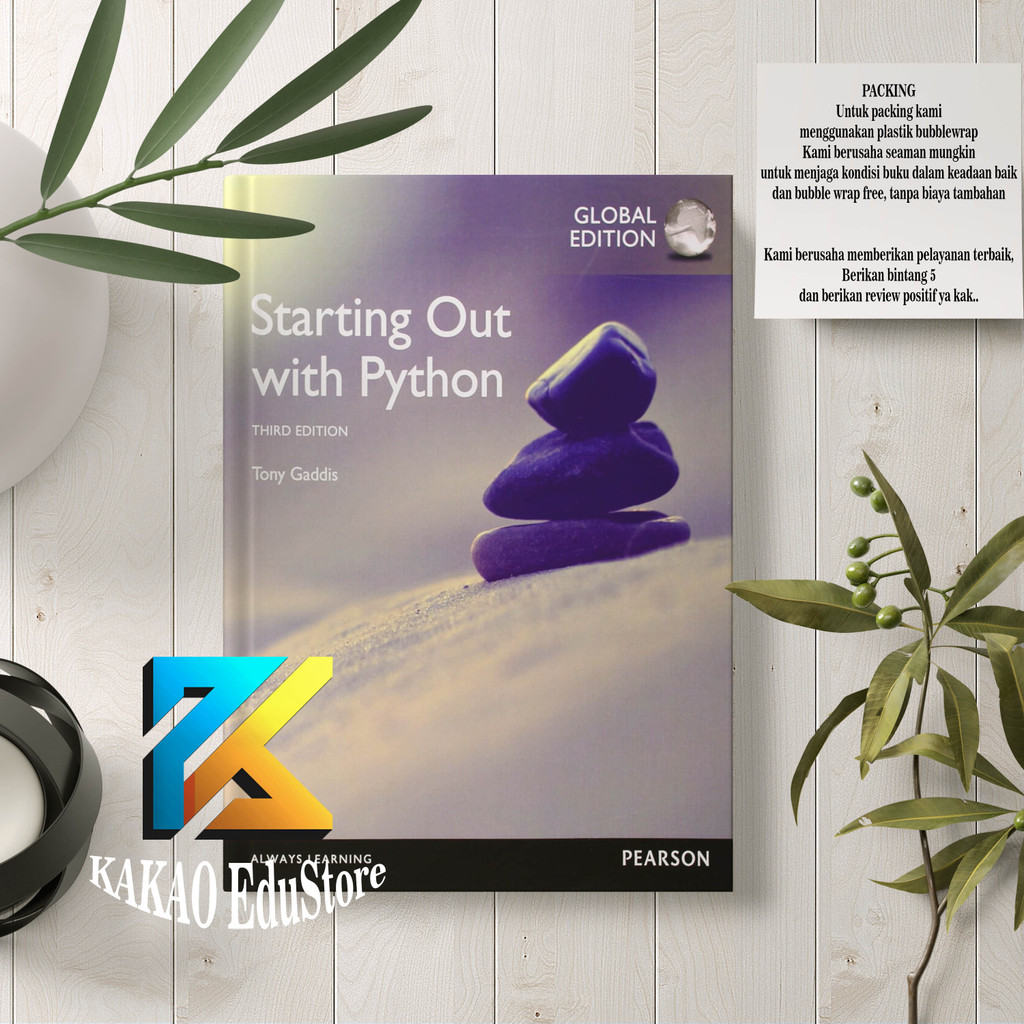 Jual Starting out with python, Third Edition, Global Edition - Tony ...