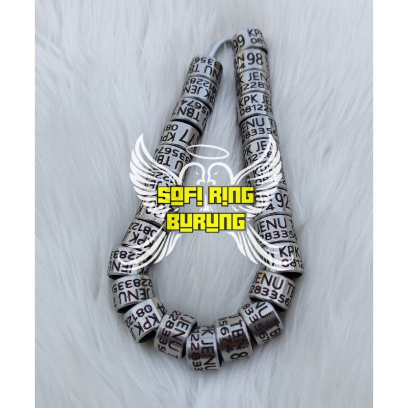 Jual Baja Laser Merpati Bisa Pesan Nama Paket 10 & 25 Biji - Sofi Ring ...