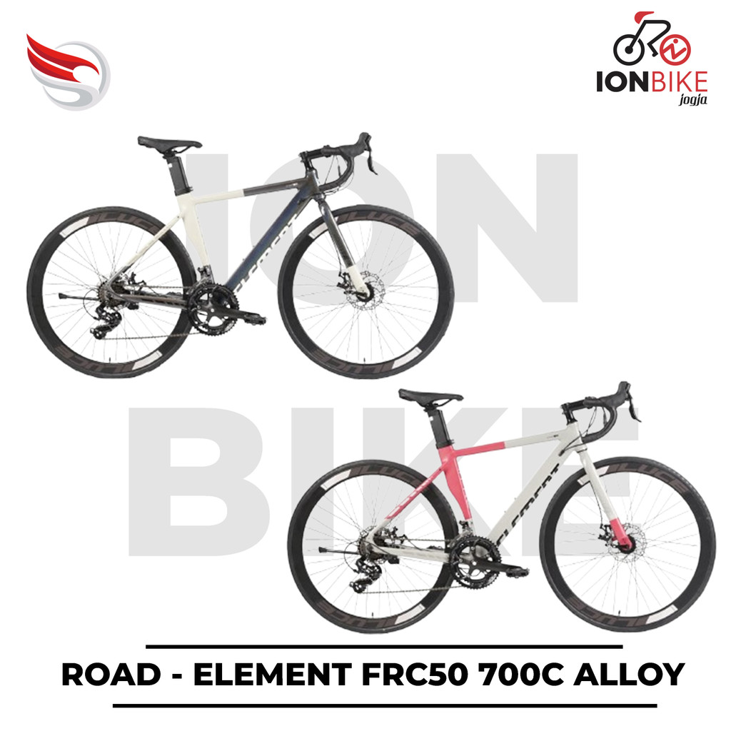 Jual Sepeda Balap Element FRC50 700c Alloy 2x8 Speed Roadbike Road Bike ...