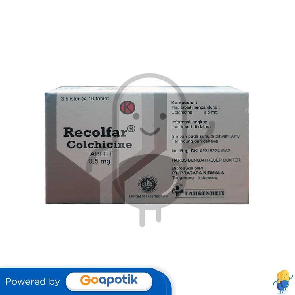 Jual Recolfar 0.5 Mg Box 30 Tablet | Shopee Indonesia