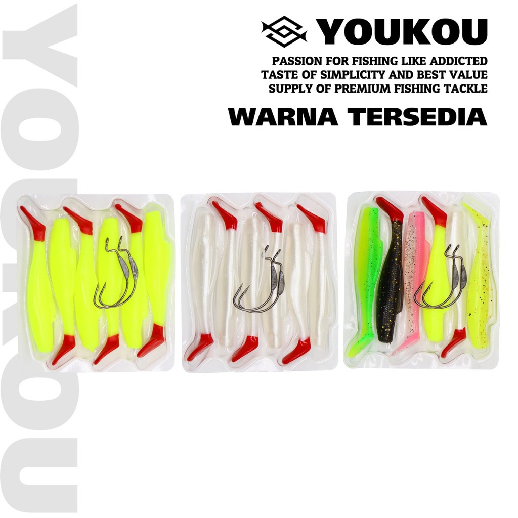 Jual Umpan Lure Ikan T-Tail Floating Per Kotak 6PC/ Kail Pemberat 3g ...