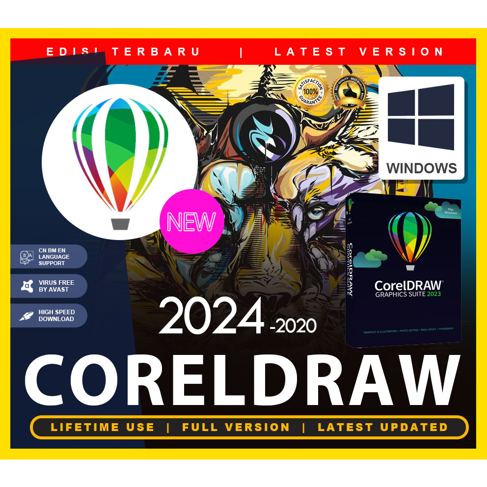 Jual CorelDraw Graphics Suite 2024 V25 2 + Panduan Video||| 2024 ...