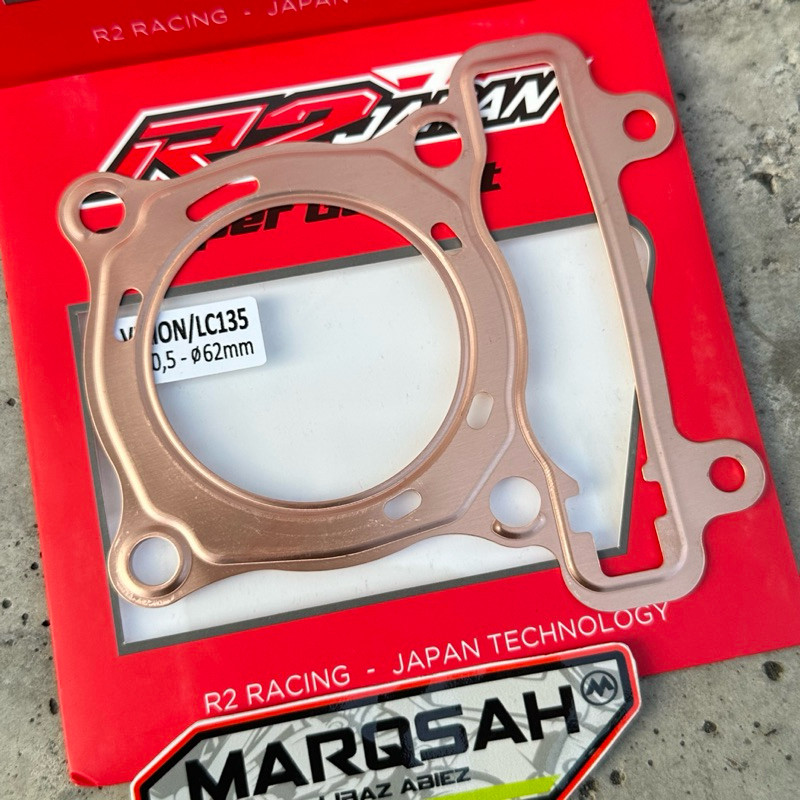 Jual Paking Packing Gasket Cooper Tembaga Head Kop Vixion R15 OLD XABRE ...