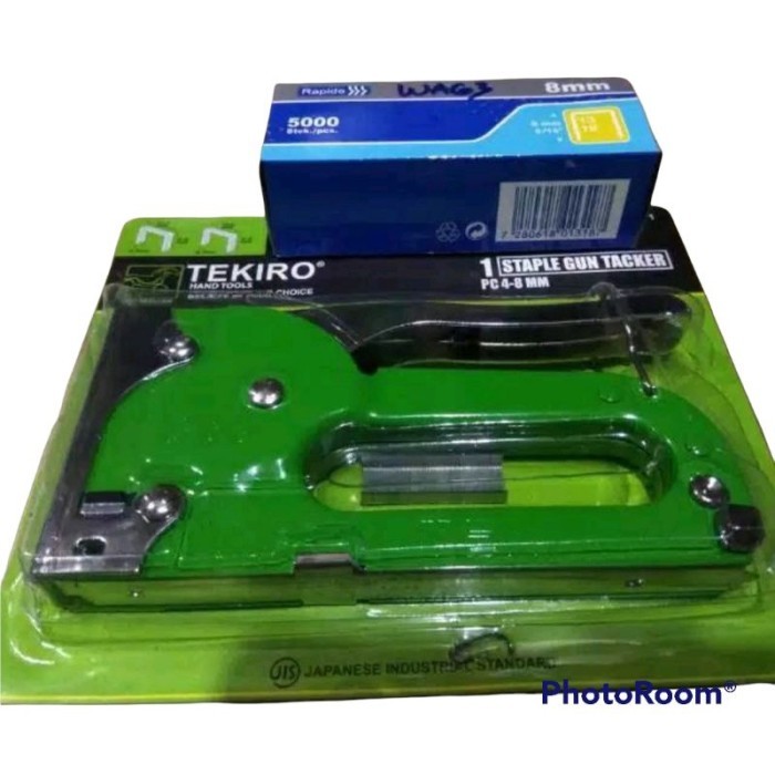 Jual Tekiro STAPLES GUN TACKER TEKIRO 4-8 MM Bonus isi STAPLES 5000 PCS ...