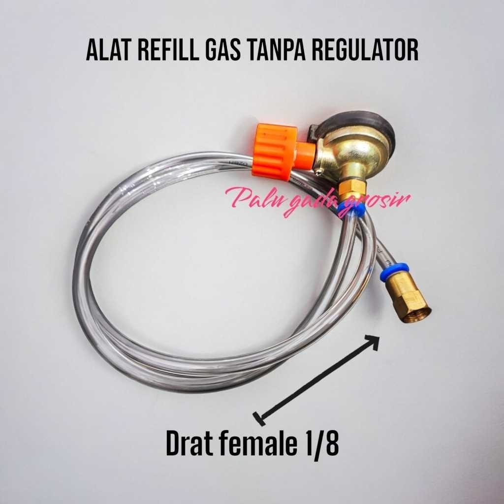 Jual Alat Refill Gas Isi Ulang Gas Portable Kaleng TANPA REGULATOR ...