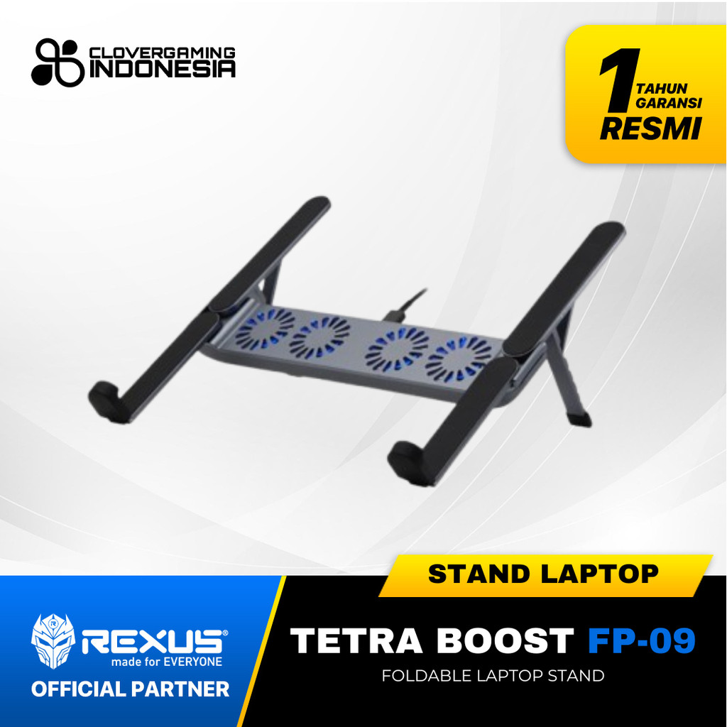 Jual Rexus Tetra Boost FP09 FP-09 Foldable Laptop Stand Dudukan ...