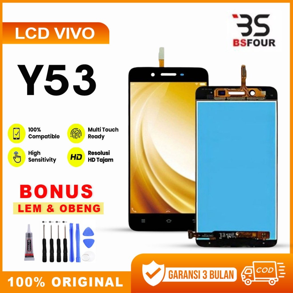 Jual LCD VIVO Y53 / 1606 FULLSET TOUCHSCREEN ORIGINAL | Shopee Indonesia