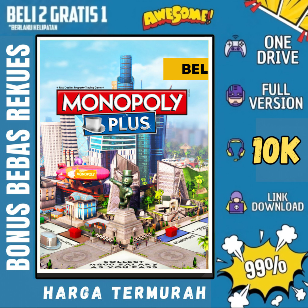 Jual MONOPOLY PLUS - GAME PC - GAME LAPTOP - PC GAMES - BELI 2 GRATIS 1 ...