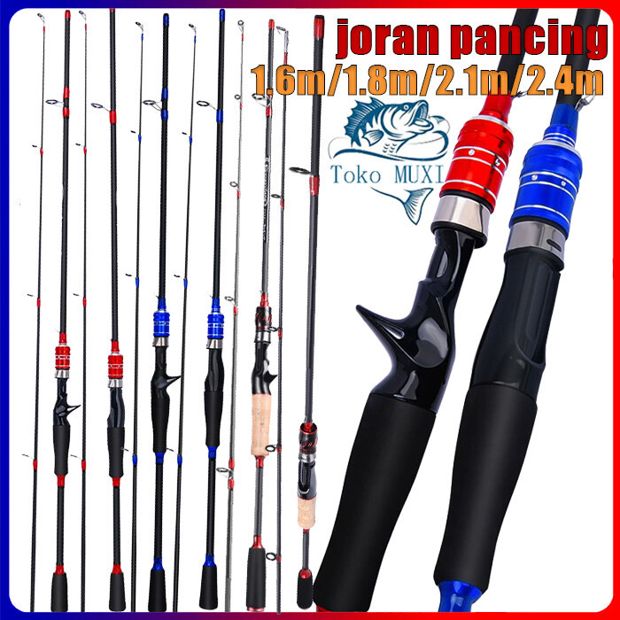 Jual (COD) Joran Pancing CarbonTongkat Pancing 2.1M/2.4M dengan Bahan ...