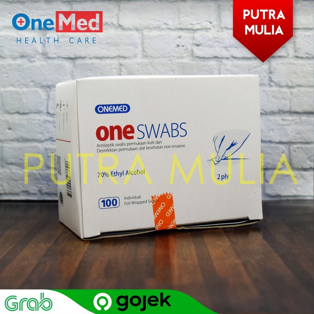 Jual Alcohol Alkohol Swab OneSwabs Onemed isi 100 | Shopee Indonesia