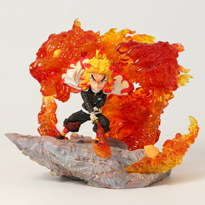 Jual (Baca Deskripsi) Mini Figure Kimetsu no Yaiba - Rengoku Kyojuro ...