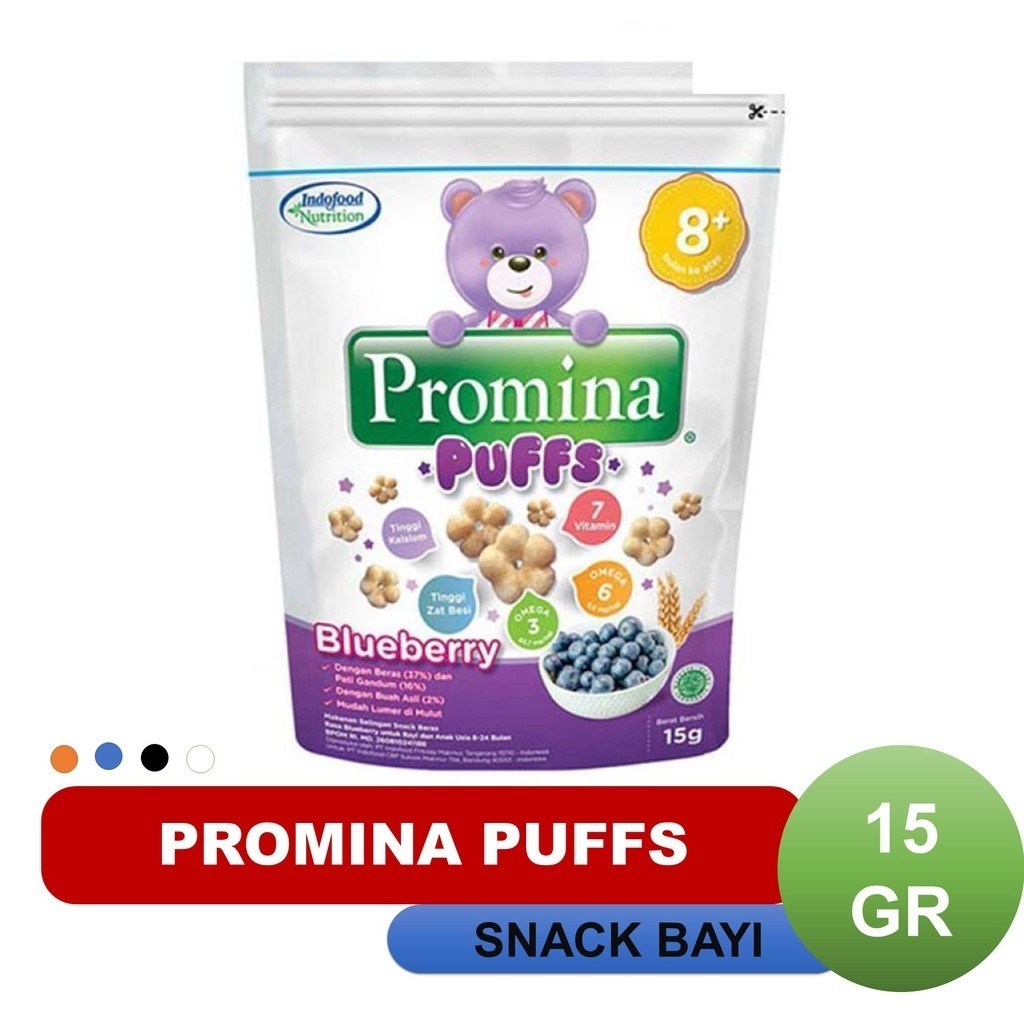 Jual Promina Puffs Blueberry 15 gr | Shopee Indonesia