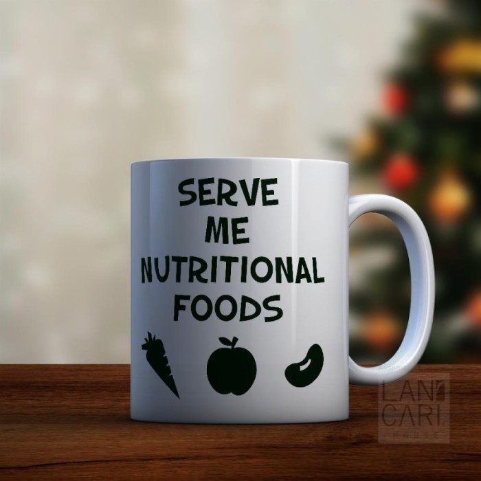 Jual Mug Gelas Serve Me Nutritional Foods Premium Custom Alat Minum ...