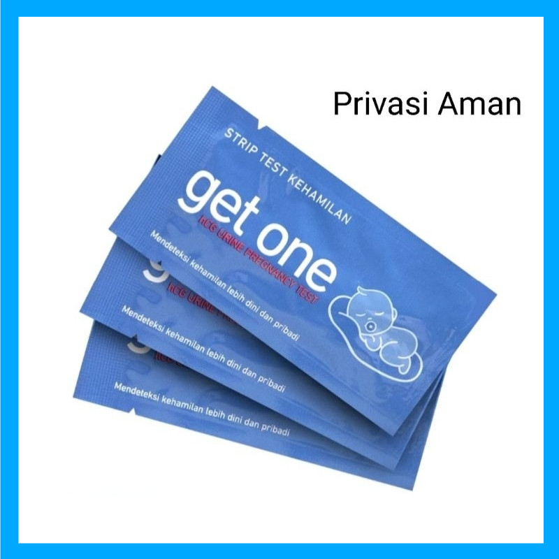 Jual Testpack GET ONE Test Pack Strip Onemed HCG Alat Tes Kehamilan ...