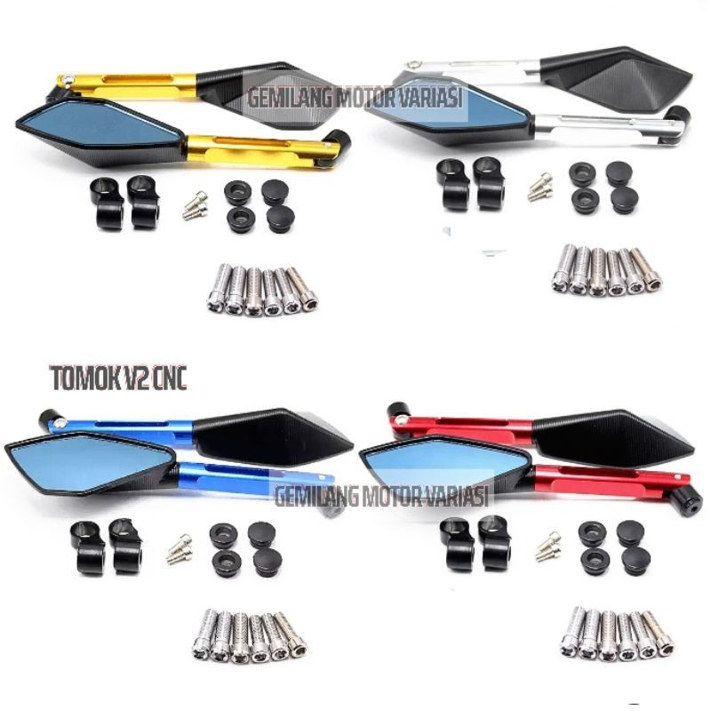 Jual # Cod Spion Tomok V2 Cnc Universal Variasi Motor Nmax, Pcx, Adv ...