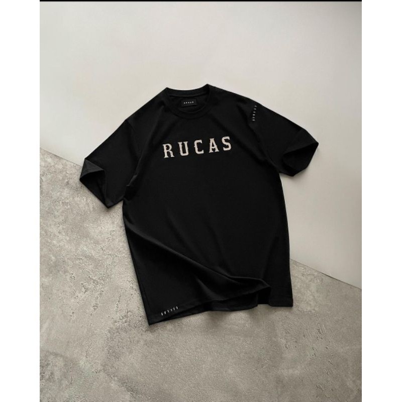Jual RUCAS "THE INITIAL" VINTAGE BLUE TEE||INITIAL BLACK ready stokk ...