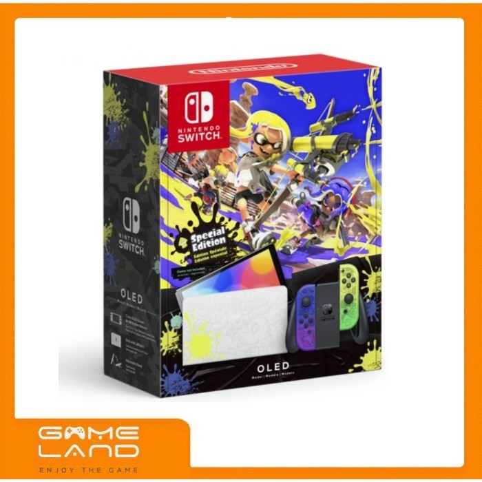 Jual Nintendo Switch Console OLED Model Splatoon 3 Special Edition ...
