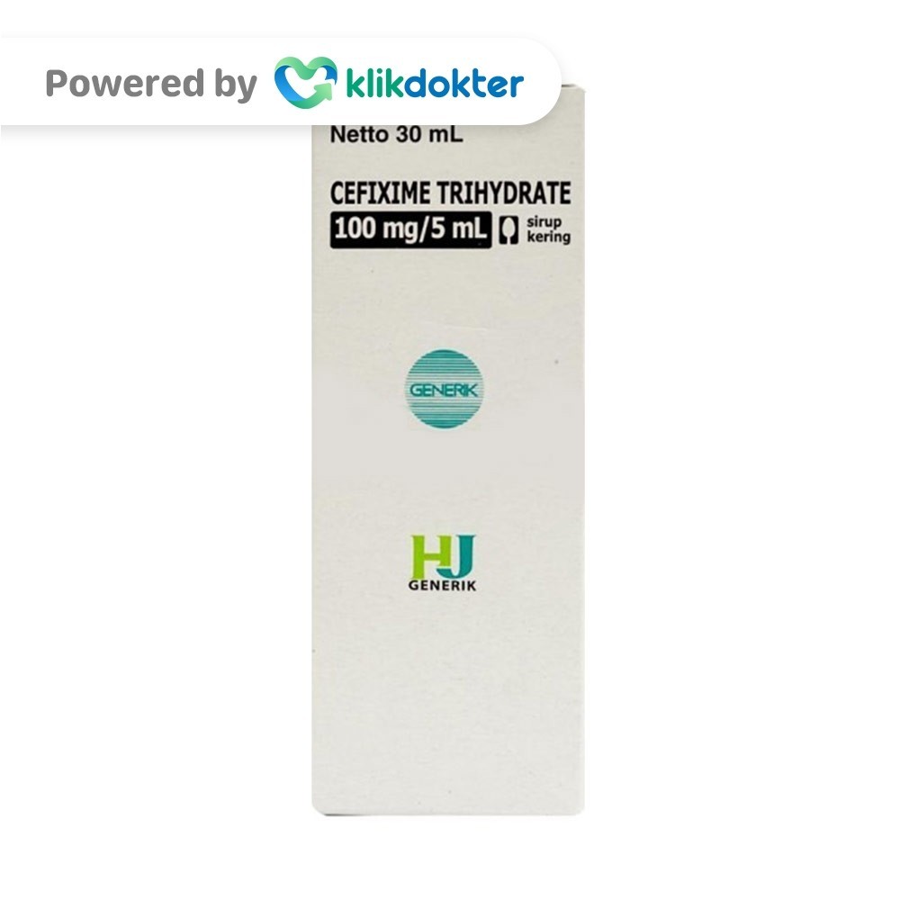 Jual Cefixime 100mg/5ml Sirup 30ml Hexpharm | Shopee Indonesia