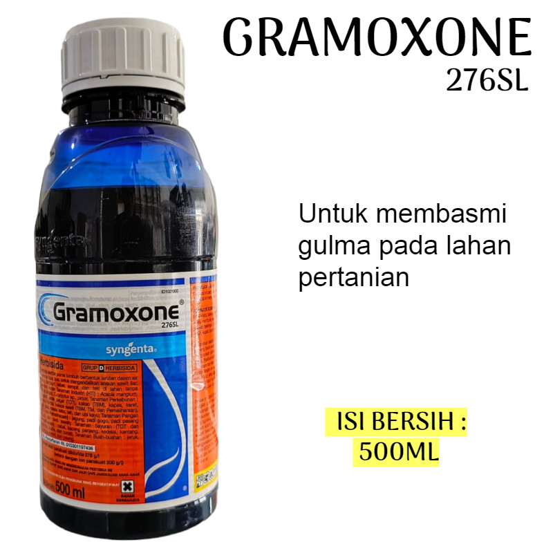 Jual Gramoxone 276SL 500 Ml Herbisida Racun Pembasmi Rumput dan Gulma ...