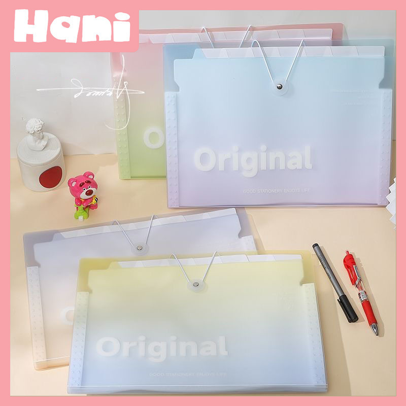 Jual Map Dokumen A4 / Tas File 8 Sekat Indeks Bahan / Waterproof Clear ...