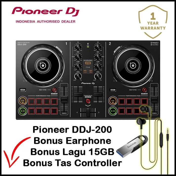 Jual Pioneer DDJ-200 Smart DJ Controller DDJ200 | Shopee Indonesia